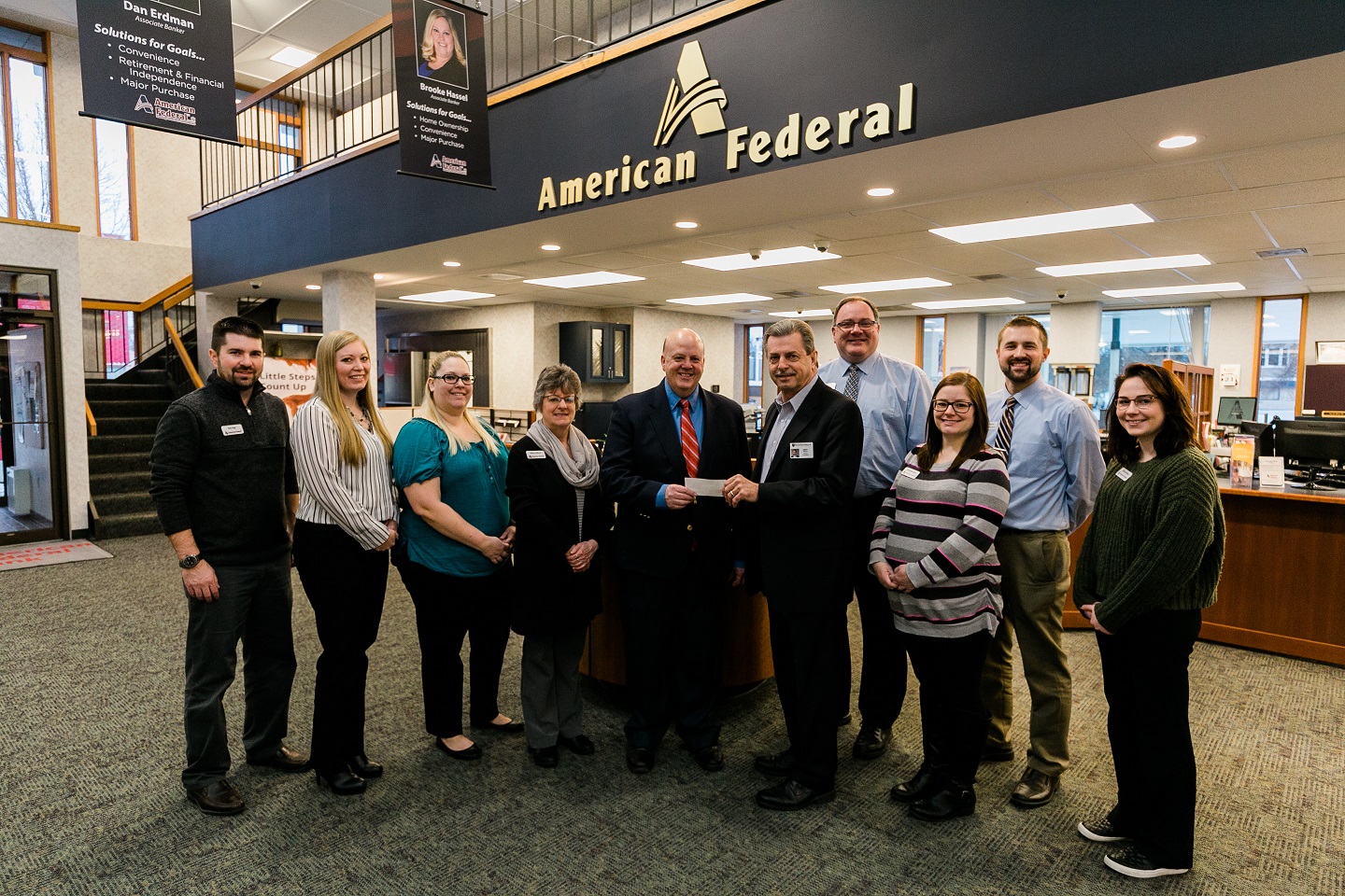 American Federal in Crookston Donates to RiverView Health Building ...