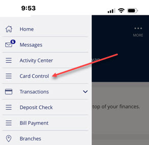Card Control - American Federal Bank